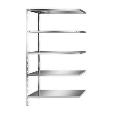 Lagerhylla Purmo, utbyggnad, BxDxH 1100x600x2000, 5 hyllplan rostfri ...